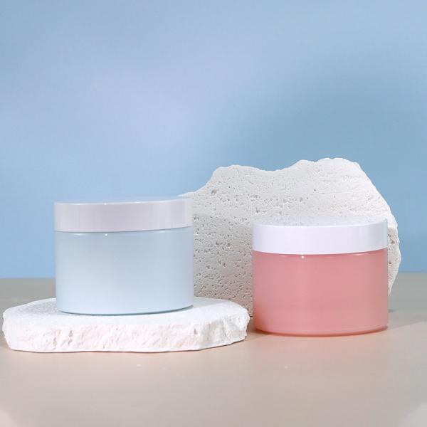 Quality Double Wall PP 100g 3.38oz Cosmetic Jars for Body Butter Jars Cream Material Face Mask Hair Oil Packaging Containers for sale