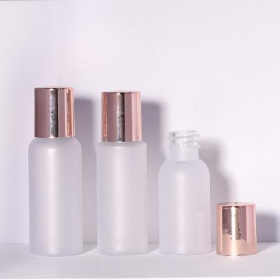 China Luxury Cosmetic Plastic Bottle Custom Perfume Packaging Bottle White 20ml 25ml 35ml for sale