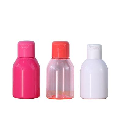 China Customized 60ml PET Bottle Cosmetic Lotion Empty Bottles Screen Printing For Cosmetic Products for sale