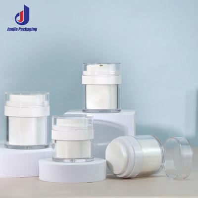 Cina 15g Mini Vaso di Crema di Olio di Salsa di Pomodoro per Cosmetici Imballaggio Bottiglia Sigillazione Tipo Pompa Sprayer e Materiale di Corpo di Plastica Mini Dimensioni in vendita