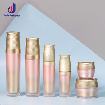 China Sealing Type Empty Lotion Bottle MS Square Plastic Jar For Acrylic Cosmetic Skincare Packaging for sale