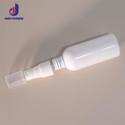 China 60ml Plastic Cosmetic Bottles Brown Eye Dropper Bottles With PET Collar And Plastic Cap for sale