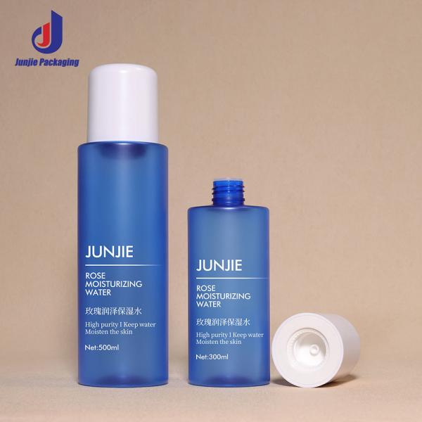 Quality Matte Clear Plastic Bottles 500ml 300ml 200ml PET Plastic Cosmetic Bottles for sale