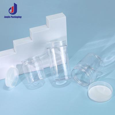 China PETG Makeup Storage Jars Clear Plastic Jar For Packaging Transparent Plastic Container for sale