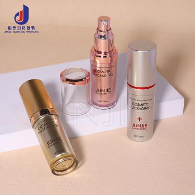 Cina Set di packaging per la cura della pelle di lusso da 30 ml, flacone vuoto per cosmetici in acrilico per siero di olio essenziale per la cura della pelle, flacone in plastica in vendita