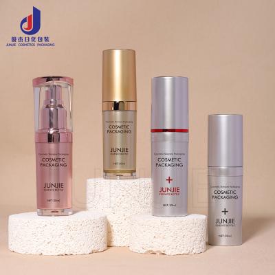 Cina Set di packaging per la cura della pelle di lusso da 30 ml, flacone vuoto per cosmetici in acrilico per siero di olio essenziale per la cura della pelle, flacone in plastica in vendita