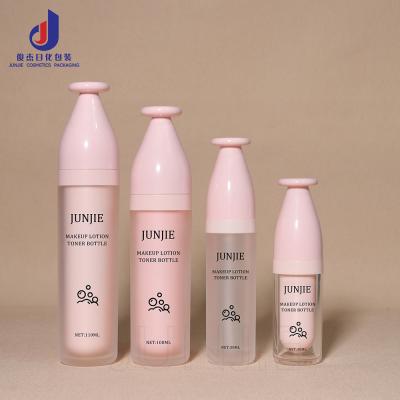 Roze cosmetische verpakking van topkwaliteit Huidverzorging Mushroom Head Set 30ml 50ml 100ml 110ml Acryl Lotionfles met Deksel