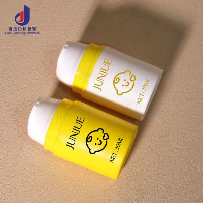 중국 맞춤형 귀여운 화장품 용기 30ml 50ml 에어리스 펌프 로션 리필 가능 페이스 크림 병 PP, 스킨케어 에센스용 판매용