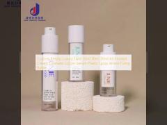Custom Empty Luxury Twist 15ml 30ml 50ml AS Frosted Cream Cosmetic Lotion Serum Plastic Spray Airless Pump Bottle