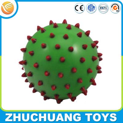 China wholesale colorful spiky plastic rubber massage ball for sale