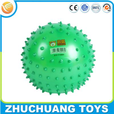China 10cm plastic inflatable spiky sensory balls toys for sale