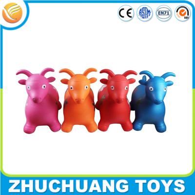 China 2015 chinese year plastic inflatable bouncing horse sheep toys for sale