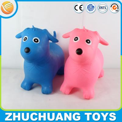 China pvc plastic inflatable jumping dog for sale