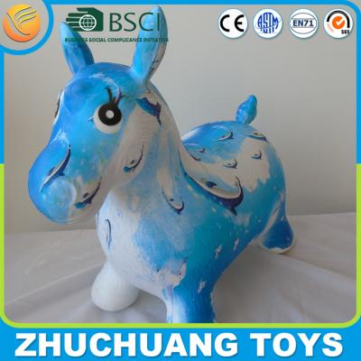 China printed inflatable horse racing toys for kids for sale