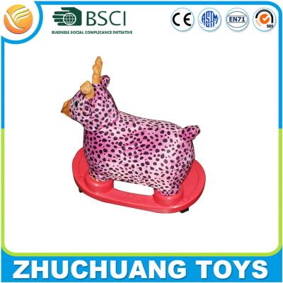 China kids happy rides on animal with wheels for sale
