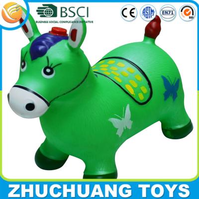 China cheap jumping bouncing inflatable animal horse toy for child for sale