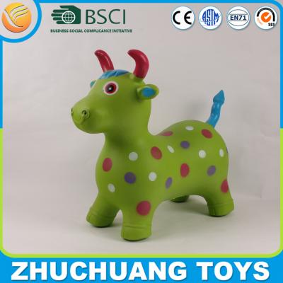 China color painting ride on animal blue cow toy for sale