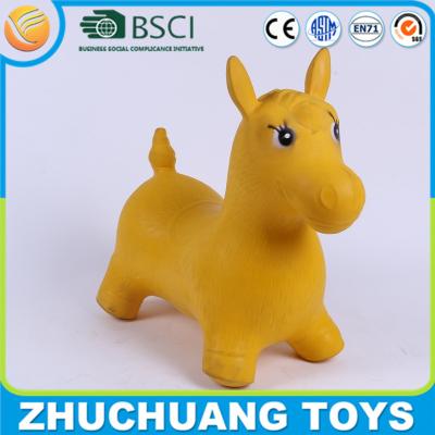 China medium size bouncing animal inflatable horse for sale