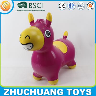 China pvc inflatable jumping giant plastic bouncy horse for sale