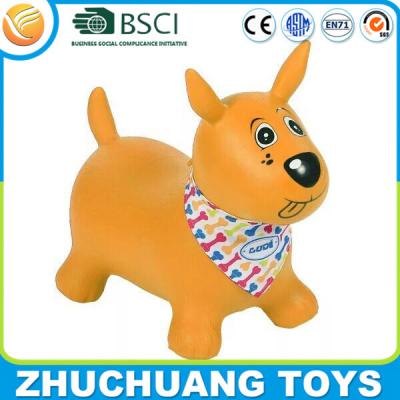 China inflatable cloth set pvc dog yellow cartoon characters for sale