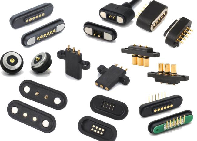 Customized Spring Force 8 Pin Magnet Charging Base Contact And Probe Magnet Base 0