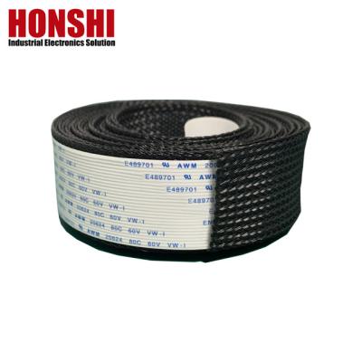 China Insulation Material PET Parallel Ribbon Cable 1mm 1.25mm Pitch Custom FFC Cable for sale