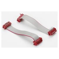 China Micro Match Connector Flat Electrical Wire IDC UL2651 Red Flat Ribbon Cable for sale