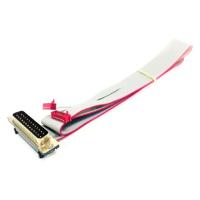 China Micro Match Connector Flat Electrical Wire IDC UL2651 Red Flat Ribbon Cable for sale