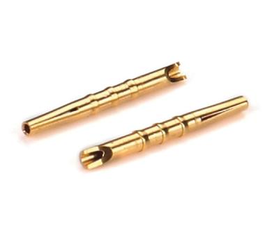 China Customized Brass Terminal Machined Pins For Connectors High Precision Lathe Processed for sale