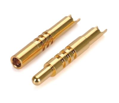China Customized Brass Terminal Machined Pins For Connectors High Precision Lathe Processed for sale