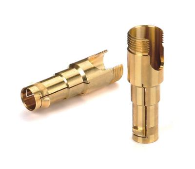 China Customized Brass Terminal Machined Pins For Connectors High Precision Lathe Processed for sale