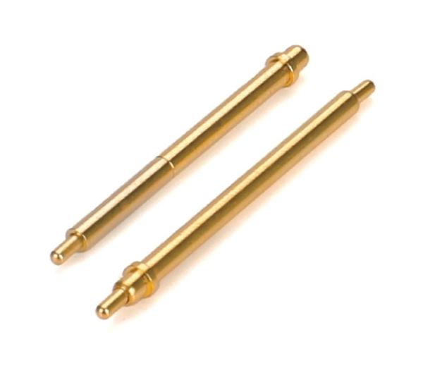 Quality Connector Machined Pins 2.0x18.5mm Gold Plated Terminal Pin Brass Contact Point for sale