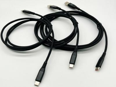 China 1m Black USB Molded Cable Assembly UL2725 28Awg For Fast Data Sync And Charging for sale