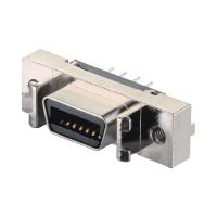 Quality HPCN Wire To Board Connector MDR SCSI Pitch 1.27mm 14 Pin Male Female Connector for sale