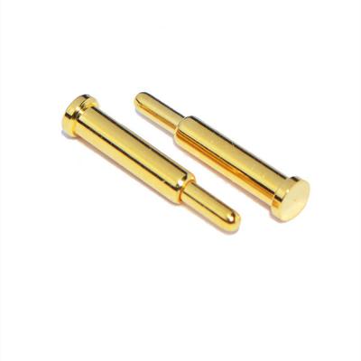 Китай 10.65мм латунный пружинный штифт SMT тип золотой пластированный штифт Pogo для температурных соединений продается