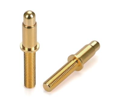 China 5.08mm Pitch Pogo Pin Connector Dip Type Female 8 Pin 4.0mm Three Row Spring Loaded for sale