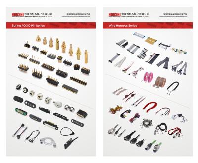 China 5.08mm Pitch Pogo Pin Connector Dip Type Female 8 Pin 4.0mm Three Row Spring Loaded for sale