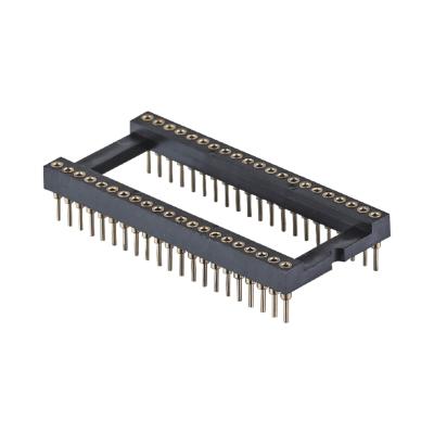 China Machined Female Header 2.54mm H7.0mm Length 10.0mm Straight 1-40Pin PCB Connector for sale