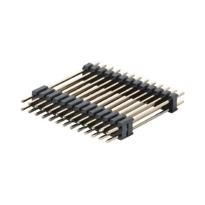 China 1.27mm Dual Plastic 2 - 100 Pin Header Connector H2.5mm DIP SMT Type PCB for sale