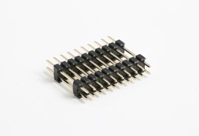 China 1.27mm Dual Plastic 2 - 100 Pin Header Connector H2.5mm DIP SMT Type PCB for sale