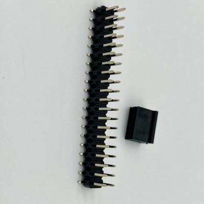 China 2.54mm Pitch Pin Header Connector 2 Pin - 80 Pin DIP SMT PCB Male Header Connector for sale