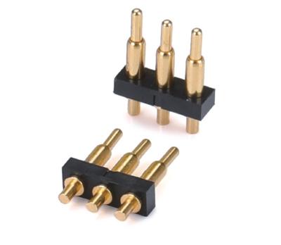 Китай Однорядная 3pin 1,5mm Дип Тип Золотопокрытый латунь Пого пин Коннектор 2,54mm питч продается