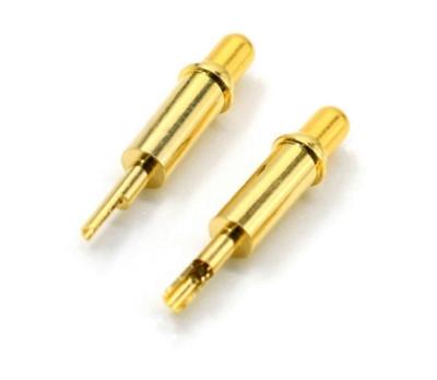 China DC12V 2A 6.0mm POGO Pin SMT Gold Plated Pogo Pin Pad Brass Connector for sale