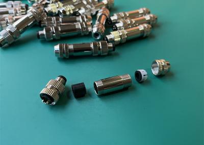 China M8 IP67 Circular Connector Male Shield Plug 3 4 5 6 8 Pin Assembly Type Connector for sale