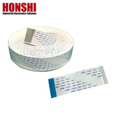 China UL20624 1,25 mm 8Pin FFC Ribbon Cable 80C 60V 100mm Ribbon Flexible Flat Cable Te koop