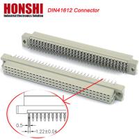 China DIN 41612 Four Row Inline 128 Pin DIN41612 Connector Brass PCB Current Application for sale