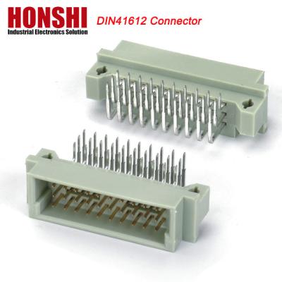 China Euro Din 41612 Connector 3 rijen Plug Header Man Eurocard Connectors 48 Pin Rechthoek Te koop