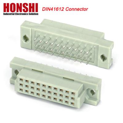China Euro Din 41612 Connector 3 rijen Plug Header Man Eurocard Connectors 48 Pin Rechthoek Te koop