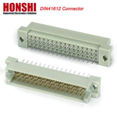 China Euro Din 41612 Connector 3 rijen Plug Header Man Eurocard Connectors 48 Pin Rechthoek Te koop