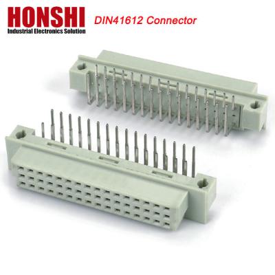 China Euro Din 41612 Connector 3 rijen Plug Header Man Eurocard Connectors 48 Pin Rechthoek Te koop